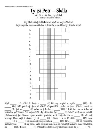 Ty jsi Petr - Skála